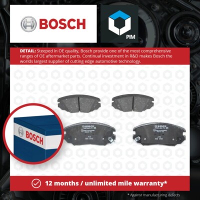 Brake Pads Set fits VAUXHALL INSIGNIA A 2.0D Front 08 to 17 Bosch ...