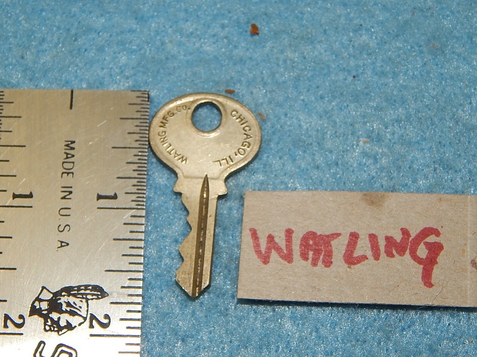 vintage coin operator key: Watling Manufacturing Co. - WM 289 (Chicago ...