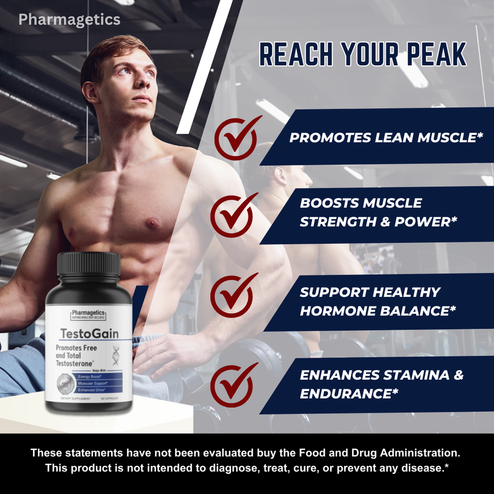 TestoGain - compare to nugenix total t, 2 PACK | eBay