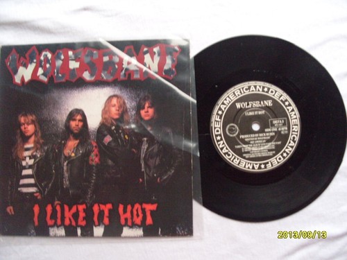 WOLFSBANE I LIKE IT HOT DEF AMERICAN RECORDS 7" VINYL SINGLE in P/S ...