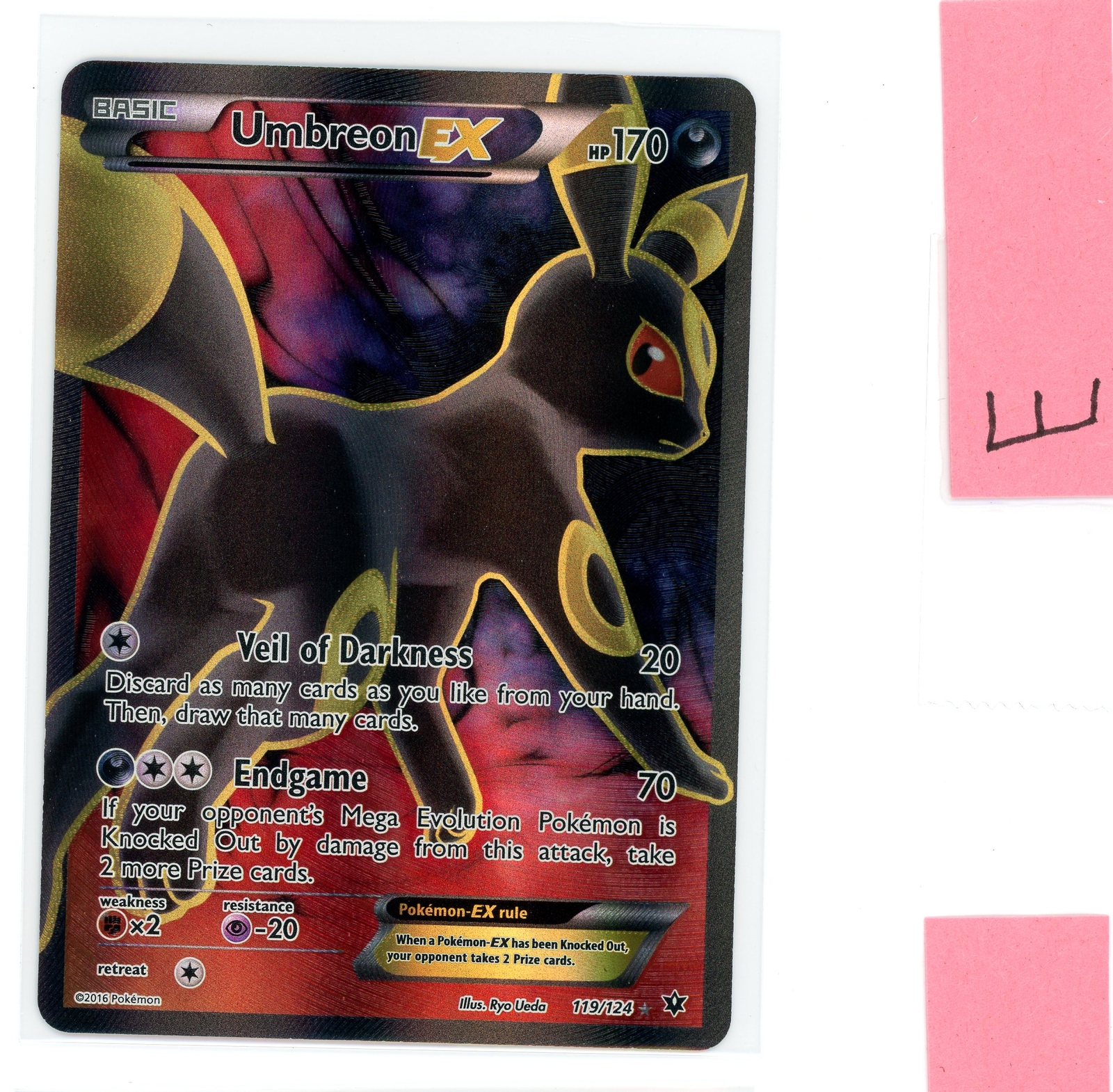 Pokemon TCG - Umbreon-EX 119 Fates Collide XY NM | eBay