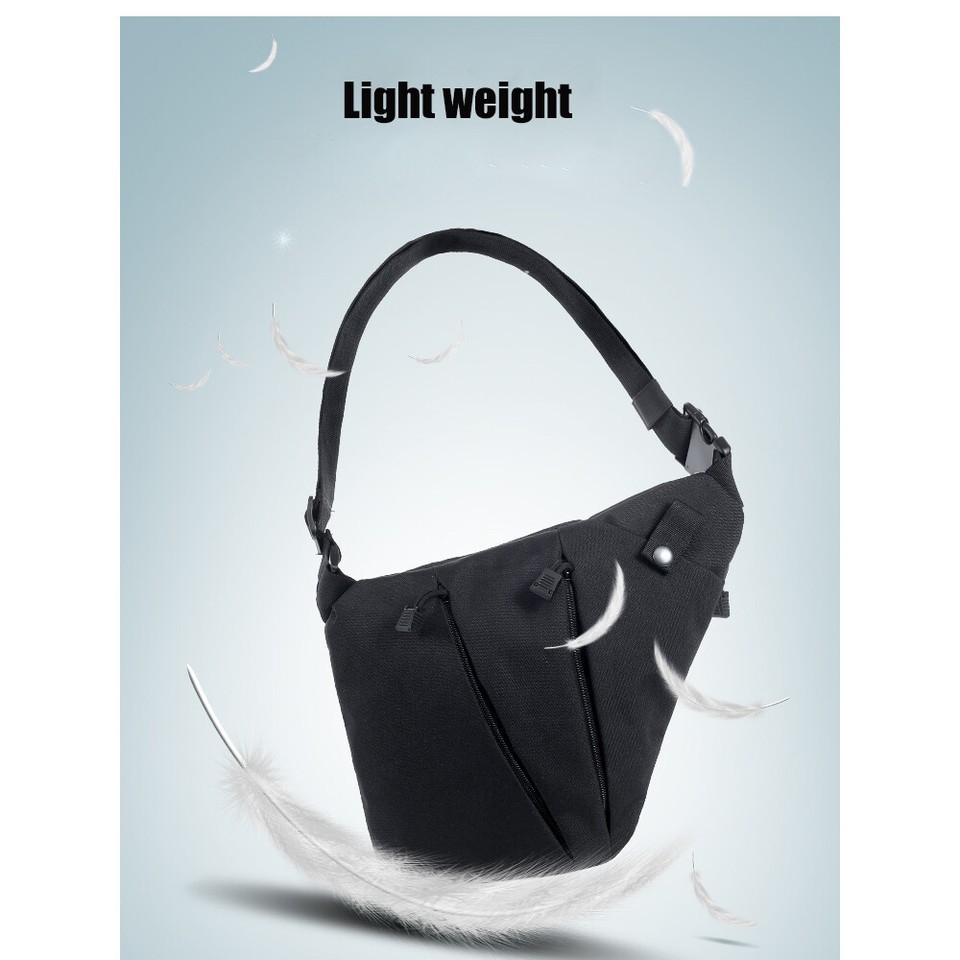 Tactical Sling Bag Chest Shoulder Fanny Pack Cross Body Molle Pouch Men ...