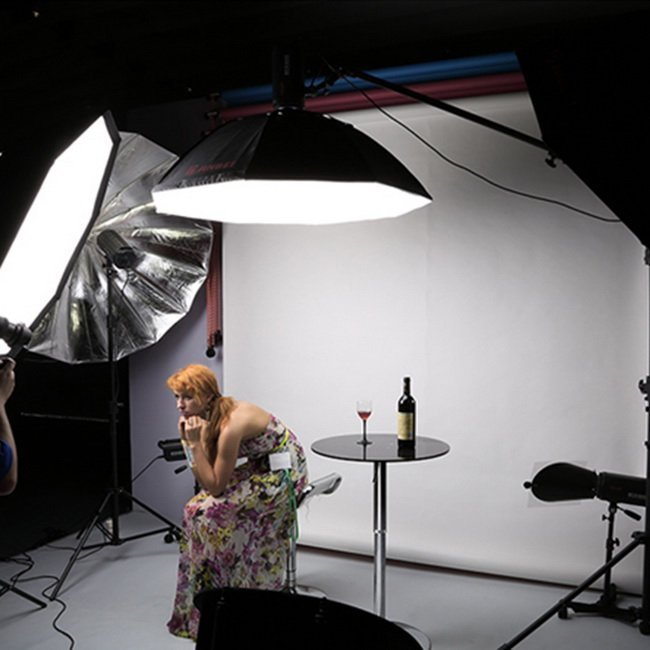 Indirect Floor Softbox Reflector Integrated H Bracket For Flash Mount ...