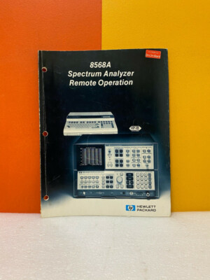 Manuals & Books - Hp 8568A