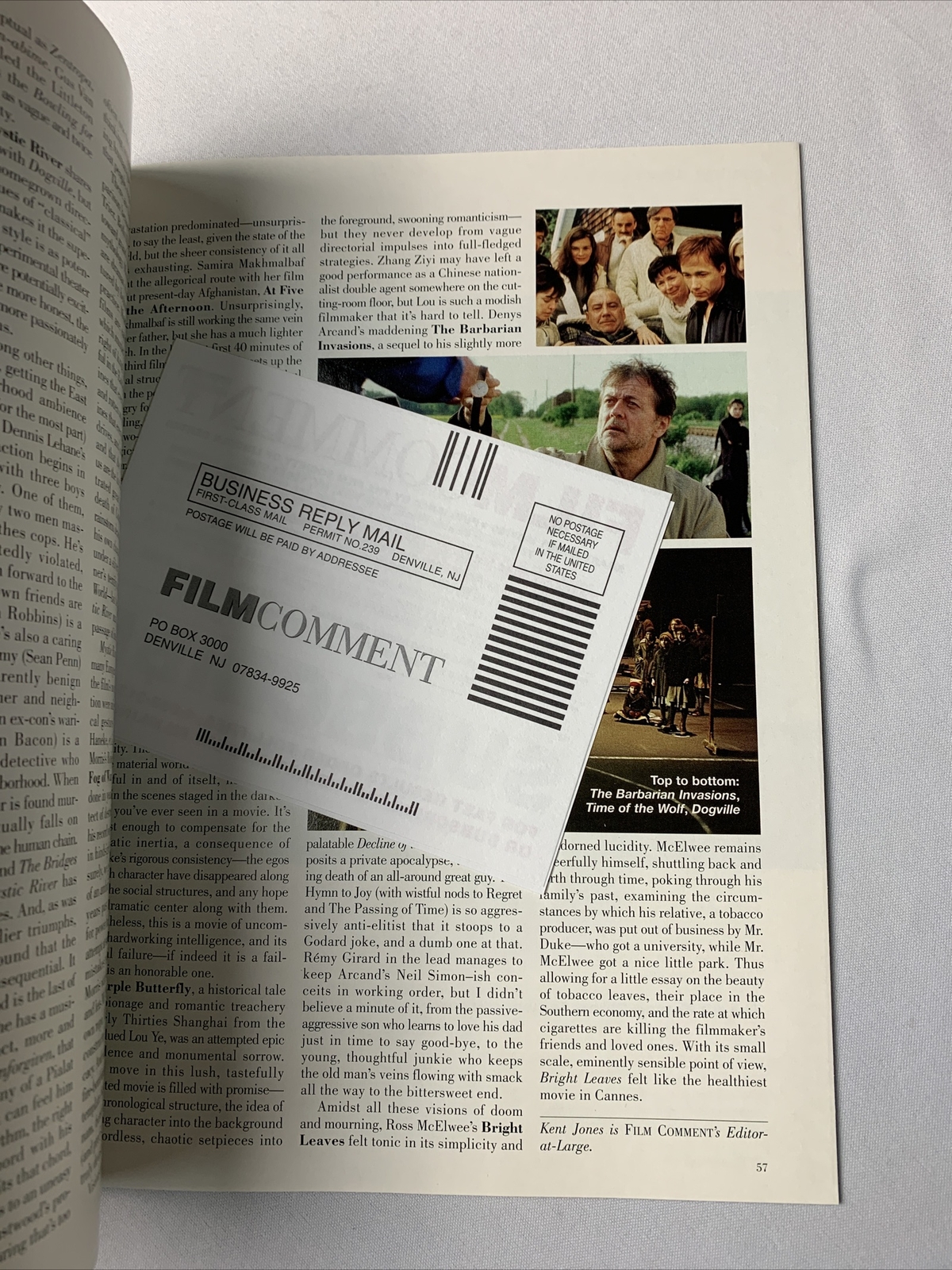 Film Comment Magazine July/Aug 2003 The Hulk Cover | eBay