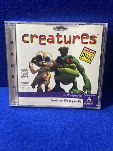 1998 SOFTKEY CREATURES PC CD-ROM GAME MINDSCAPE ENTERTAINMENT WORKING ...