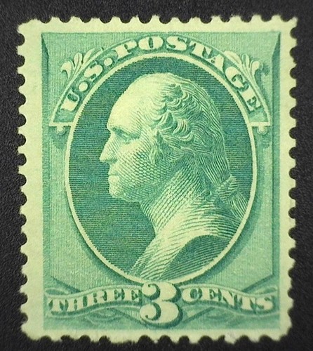 US Scott #147 - 1870 Large Banknote 3c Washington, MH - Mint Hinged ...