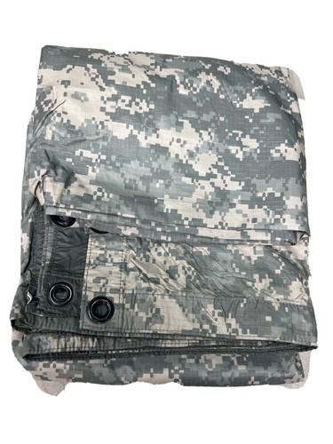 NEW USGI Army USGI Field Tarpaulin Tarp ACU Foliage Reversible 90" x 80 ...