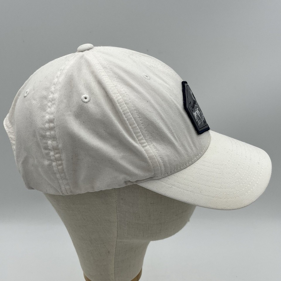 Travis Mathew Patch White & Gray Snapback Baseball Golf Hat Cap “Coast 2 Coast” | eBay