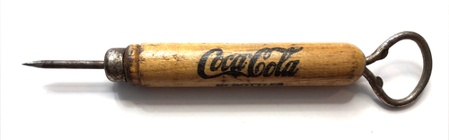 VTG Coca-Cola Ice Pick& Bottle Opener-Drink Coca-Cola in Bottles-short ...