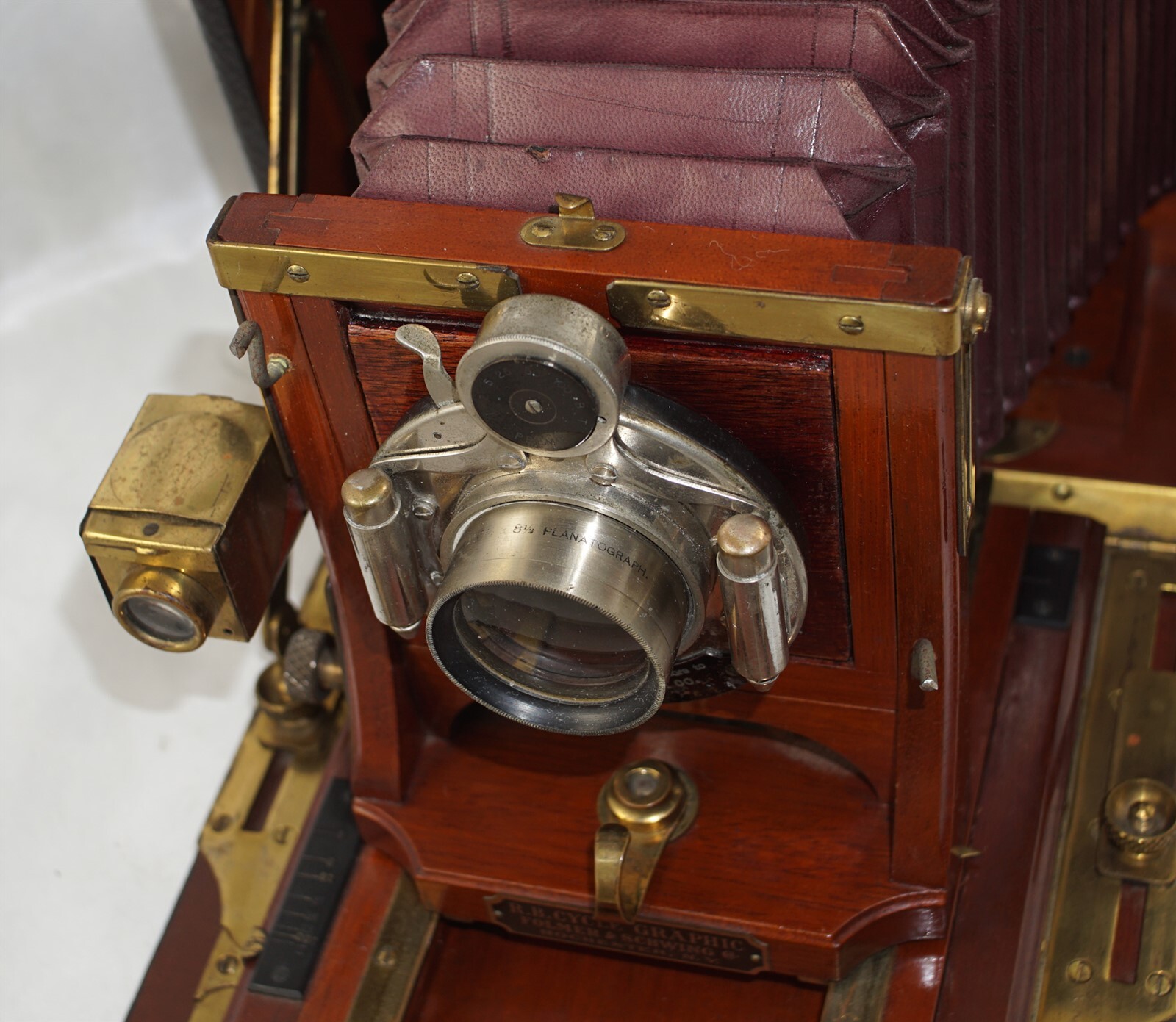 5x7 Folmer & Schwing R.B. Cycle Graphic Camera w/ Removable Back Early ...