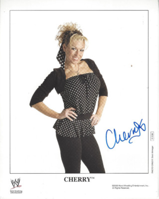 WWE Diva Cherry autographed 8x10 color excellent photo | eBay