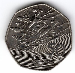 1994 50P COIN RARE D DAY LANDINGS OLD LARGE STYLE FIFTY PENCE BATTLE OF ...