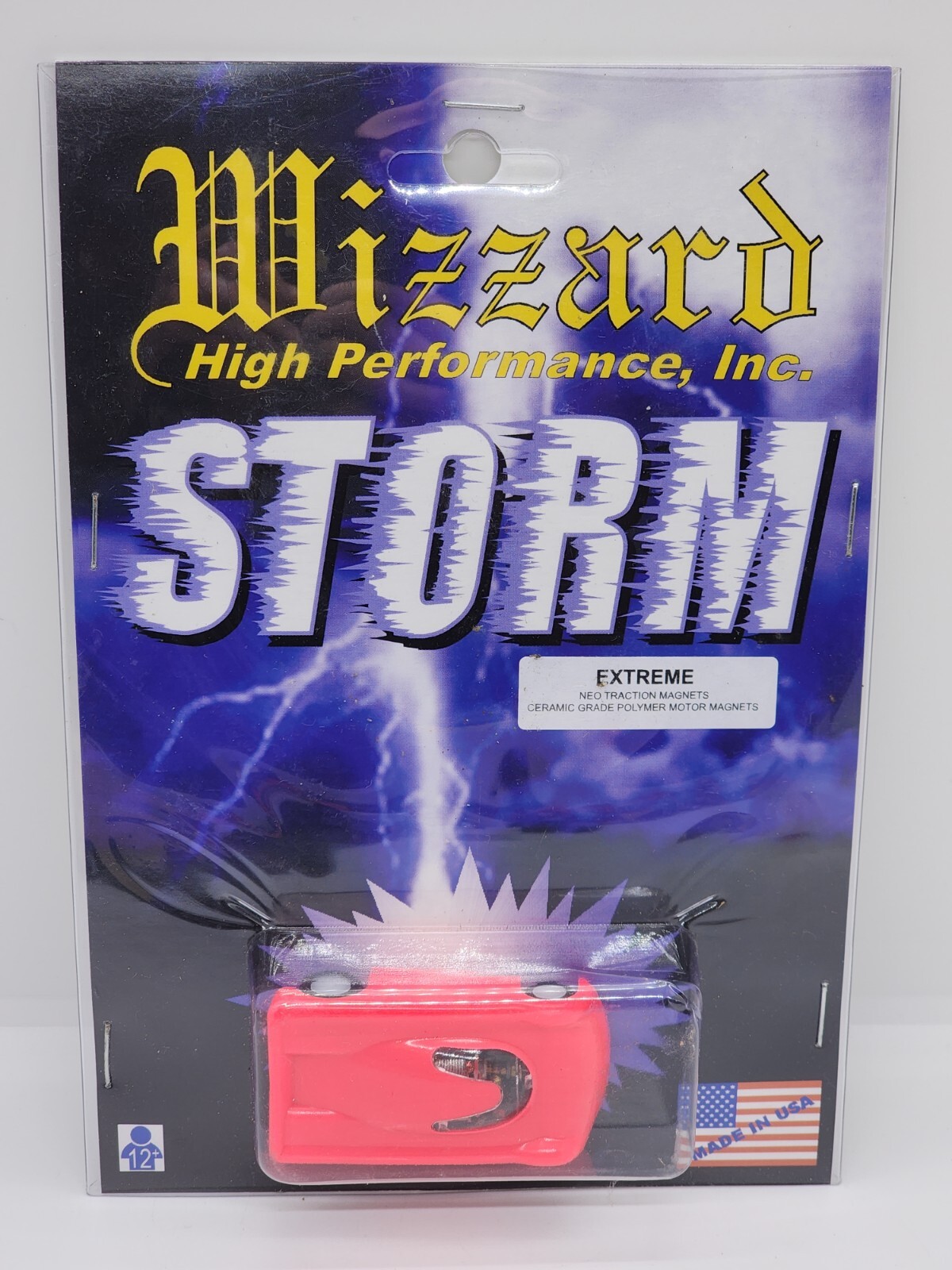 WIZZARD HIGH PERFORMANCE STORM EXTREME HARD BODY SLOT CAR MINT SEALED ...