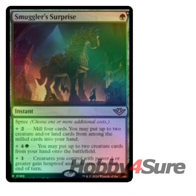 Foil Smuggler's Surprise M/NM Magic MTG Outlaws Of Thunder Junction | eBay