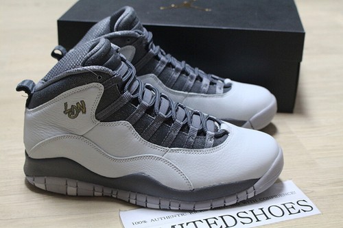 NIKE AIR JORDAN X 10 RETRO CITY PACK LONDON GREY 310805-004 ovo chicago ...