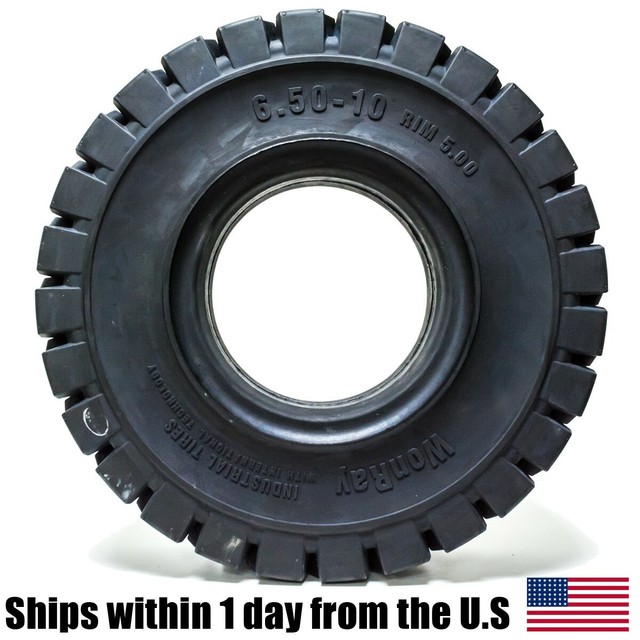 6.50-10 Forklift Solid Tire 6.50x10 650x20 65010 Lift Truck R701 Flat ...