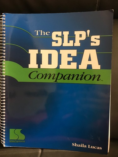 The SLP's IDEA Companion Book LinguiSystems By Shaila Lucas 760603219| eBay