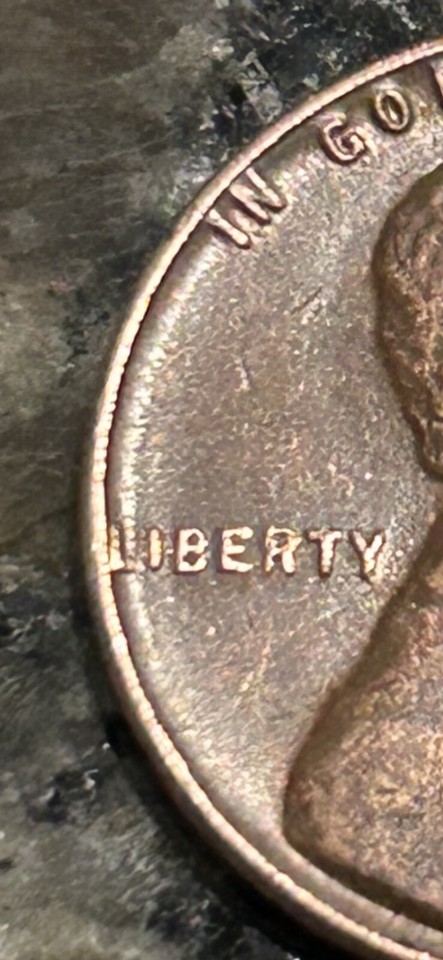 1946 wheat penny no mint mark Extremely Rare Error on the rim "L" in ...
