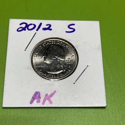2012 S Denali National Park Quarter Alaska "Brilliant Uncirculated" ATB ...
