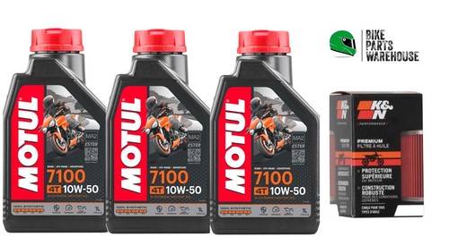 Oil & Filter Kit K&N For KTM 790 DUKE LA 2018-2020 Motul 7100 10W50 | eBay