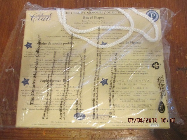 Creative Memories Box of Shapes 384 pieces BRAND NEW IN PACKAGING | eBay