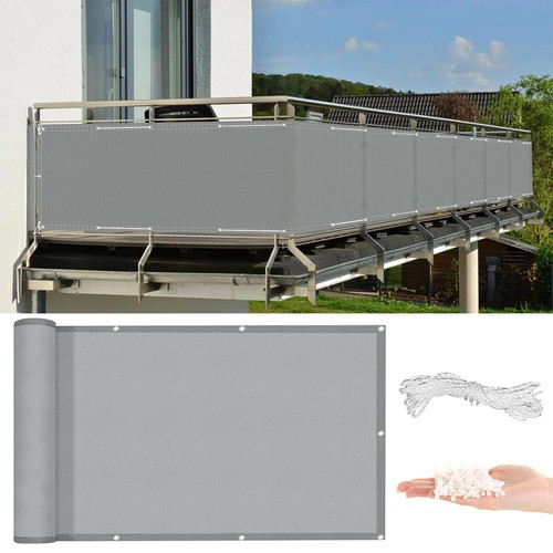 Balcony Privacy Shade Cloth, Balcony UV Protective Opaque Tarp, Shade ...