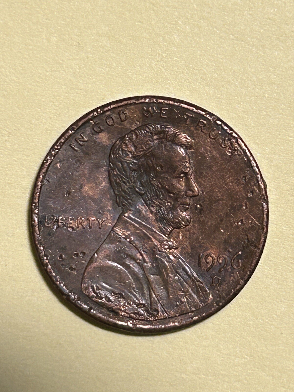 1996 D Penny. Multiple Cuts And Chips | eBay