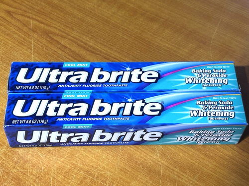 Ultra Brite Whitening Toothpaste Baking Soda & Peroxide Deep Clean Cool ...