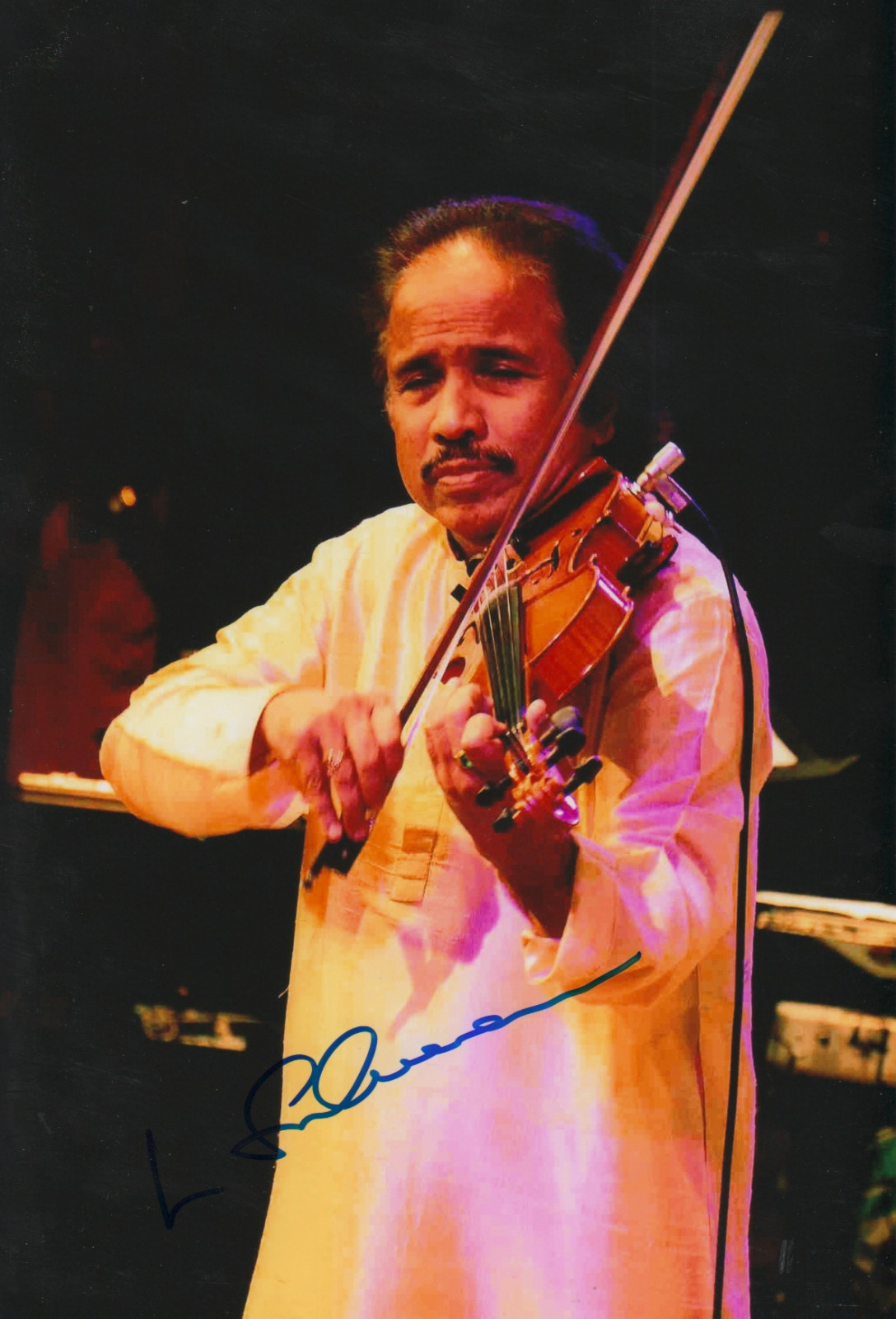 L. Subramaniam Violinist signed 8x12 inch photo autograph | eBay