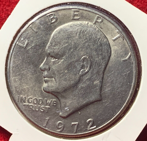 1972-D Clad Eisenhower One Dollar Average Circulated Coin | eBay