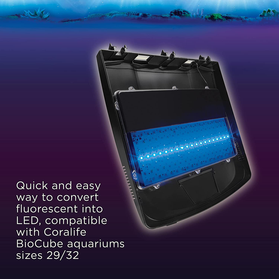 Biocube LED Aquarium Fish Tank Lid Canopy, 29/32 Gallon | eBay