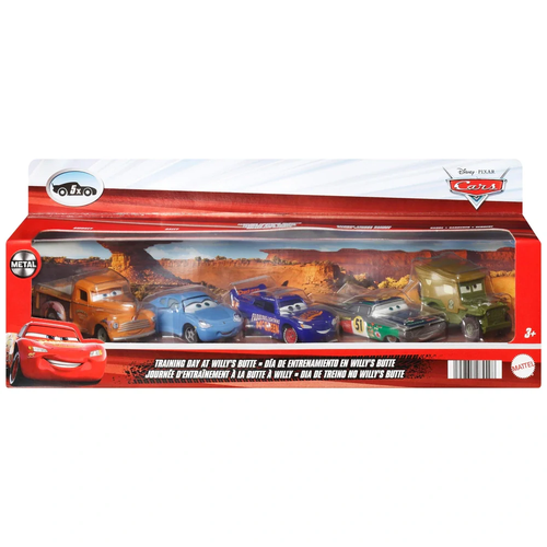 Disney Pixar Cars Training Day at Willy's Butte 5-Pack 1:55 Scale Cars ...