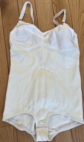 VTG 50’s Full Body Girdle Off White Montgomery Wards 40B Garter | eBay