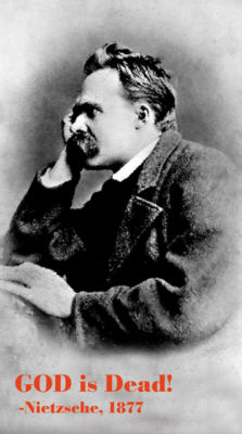 Friedrich Nietzsche God is dead poster print | eBay