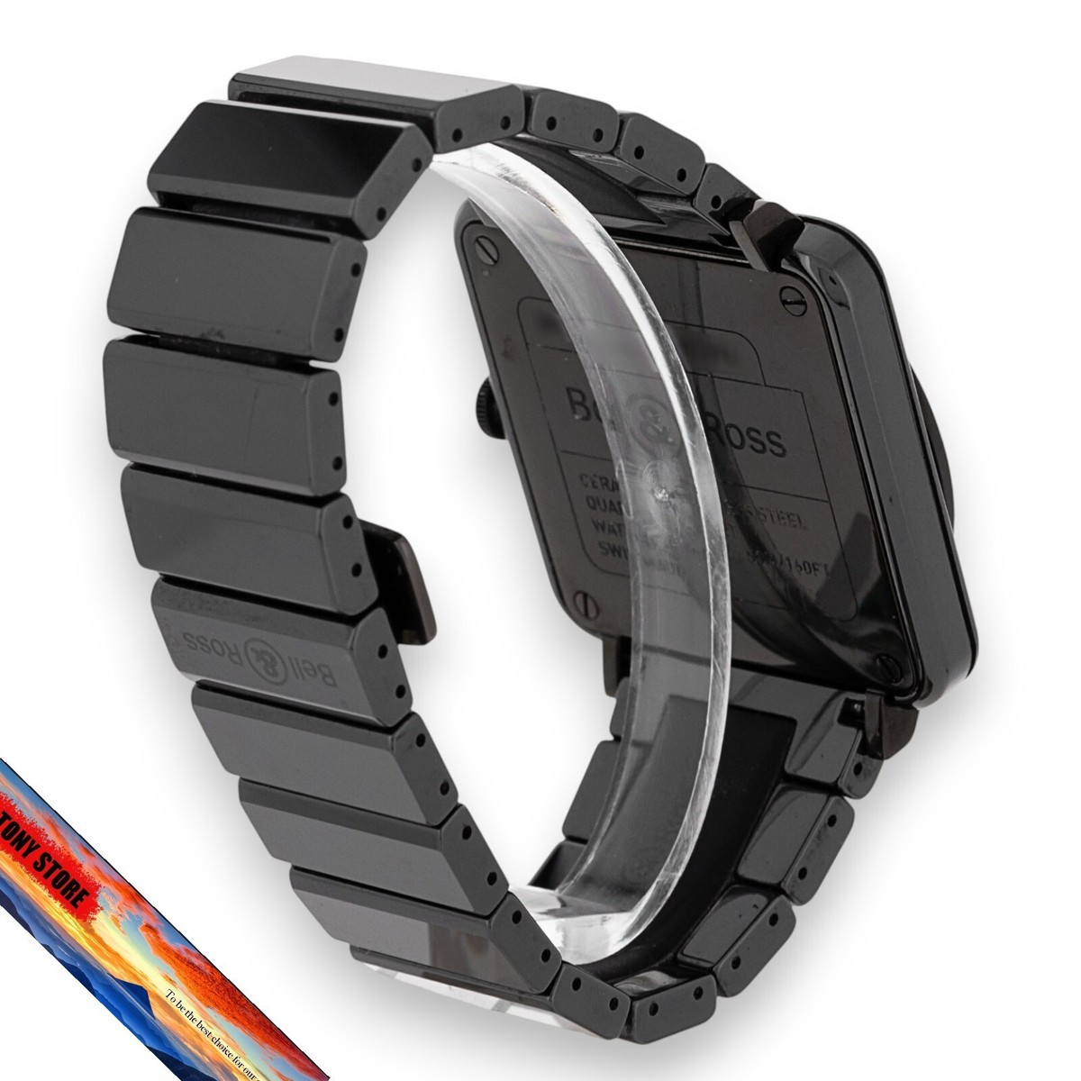Bell & Ross BRS-98-BCS-00212 Warranty Square Black Dial Bell & Ross BRS-98-BCS-00212 Warranty Square Black Dial