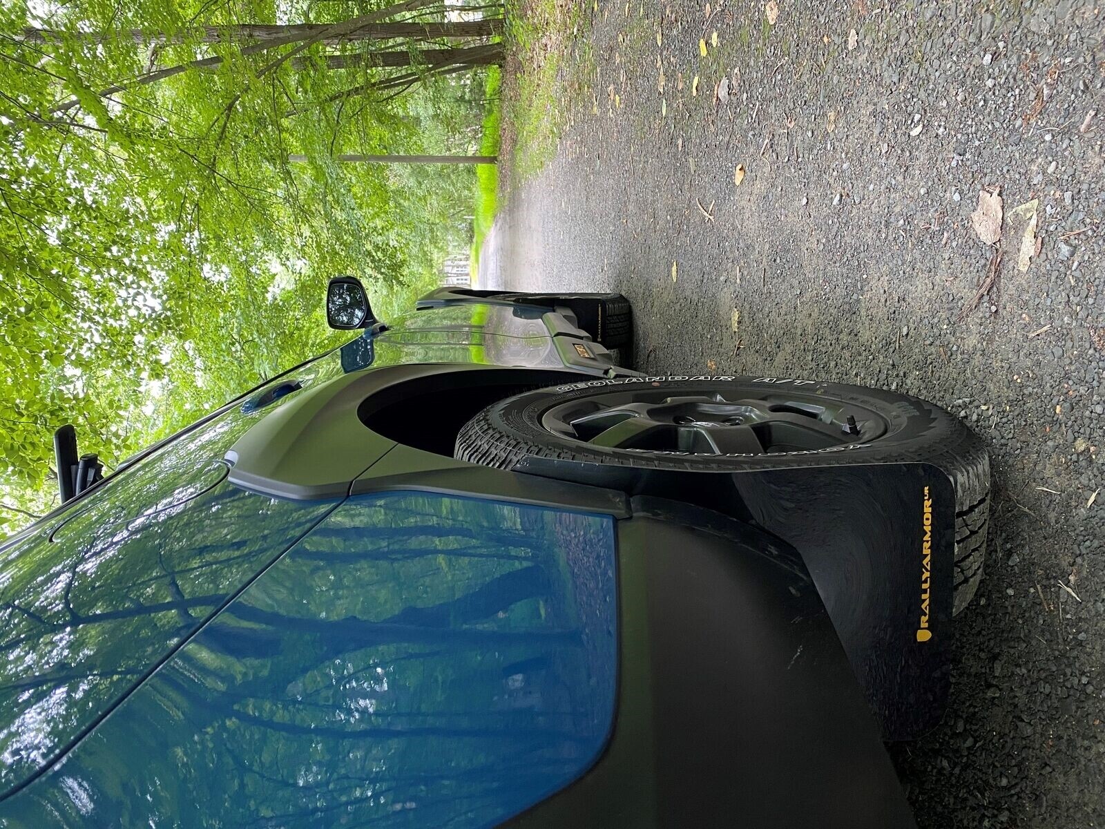 Rally Armor MF76-UR-BLK/SIL for 2022 Subaru Outback Wilderness Mud Flap ...