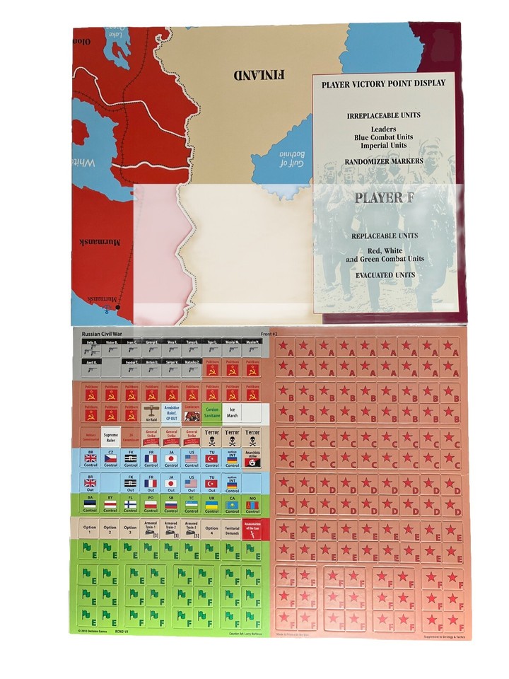 Strategy & Tactics Wargame Magazine #267 And Board Game - Russian Civil ...