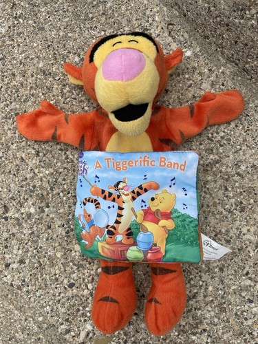 Disney Winnie Pooh Tigger Hand Puppet Cloth Story Book Tiggeriffic 2010 ...
