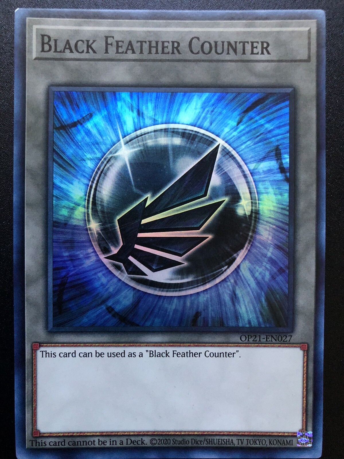 Black Feather Counter OP21-EN027 Super Rare Mint/Near Mint (4 Available ...