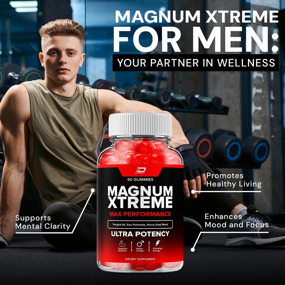 (2 Pack) Magnum Xtreme Gummies for Men – MagnumExtreme Male Gummies All ...