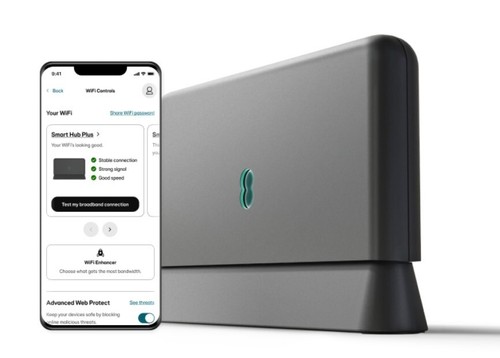 EE Smart Hub Plus Router WiFi 6 SH32B FTTP, 190 clients and up to 1.6GB ...