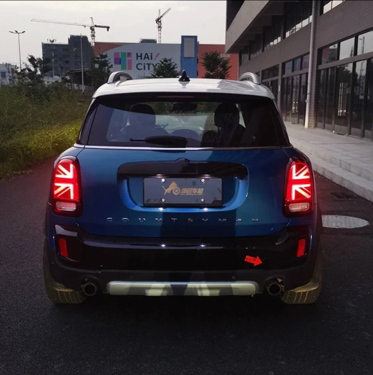 Mini F60 Countryman Tail Light Piano Black Gloss replacement trims 2016 ...