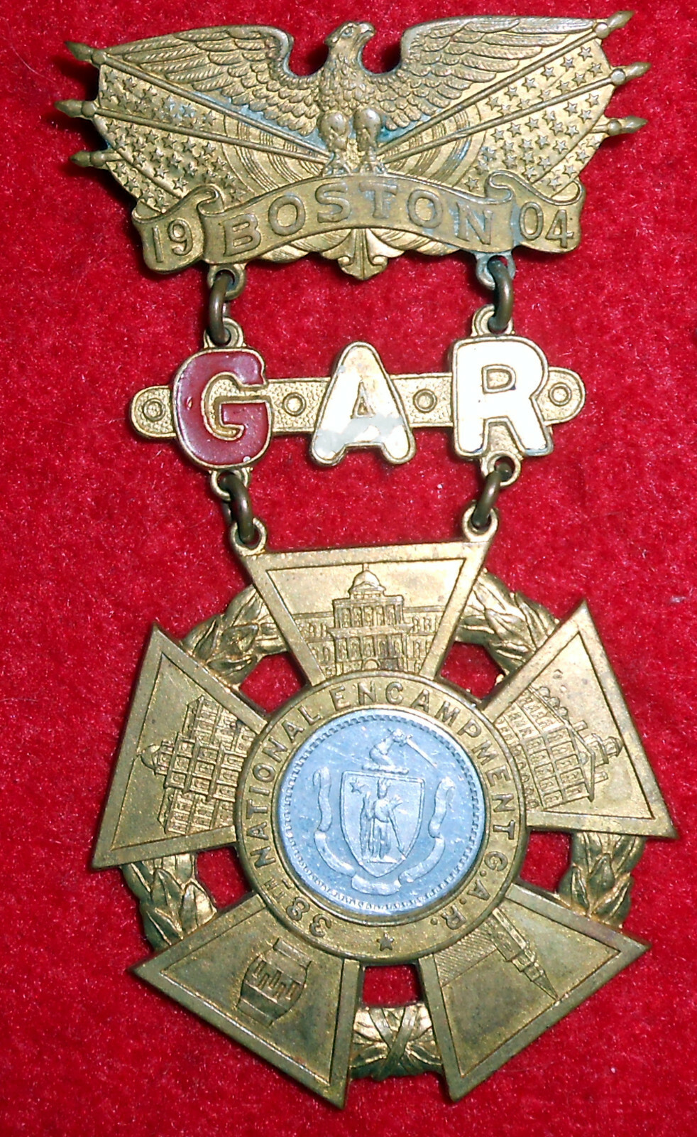 XM102 GAR 1904 Boston national encampment medal | eBay