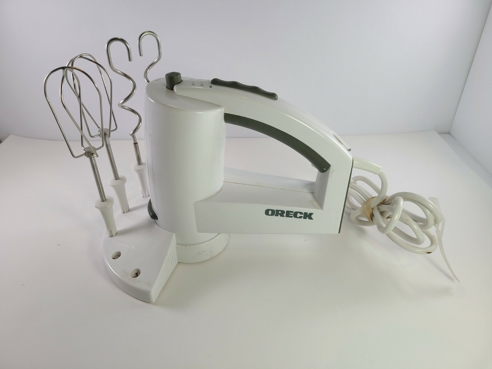 Oreck Hand Held White Mixer with Caddy and attachments | eBay