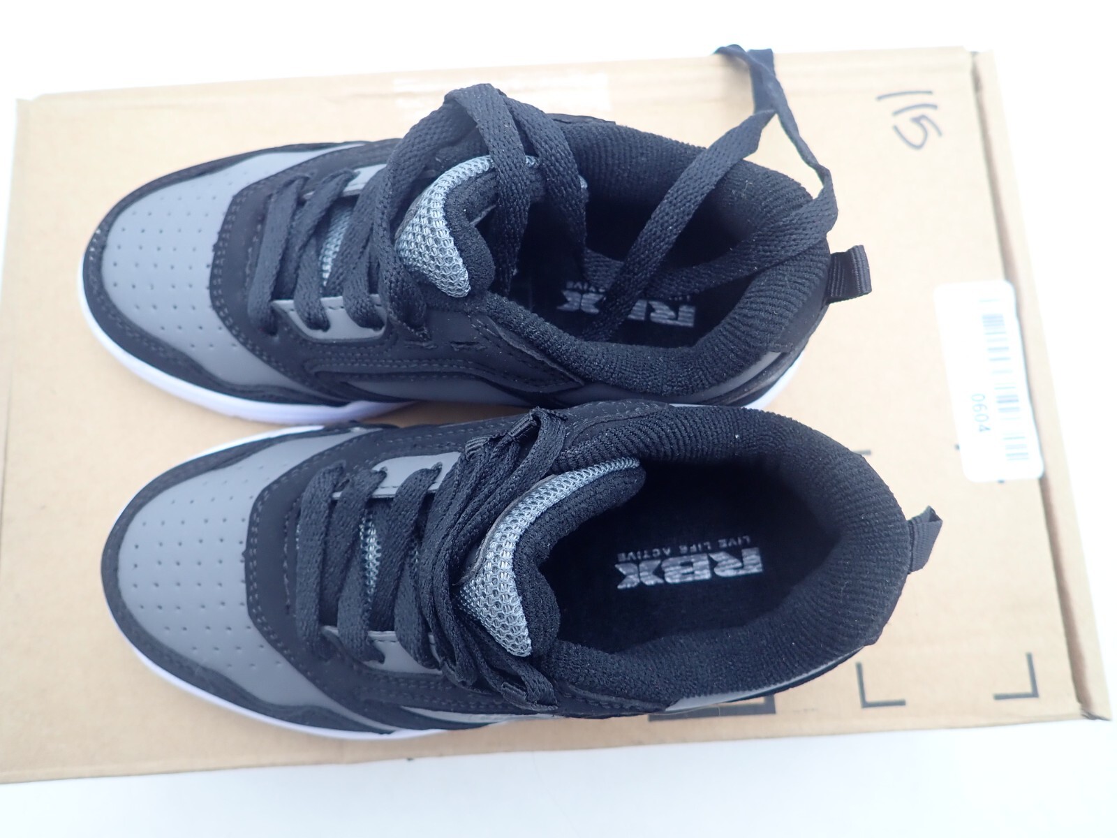 RBX kids Athletic Shoes or Sneakers size 13 & 1 Gray and Black | eBay