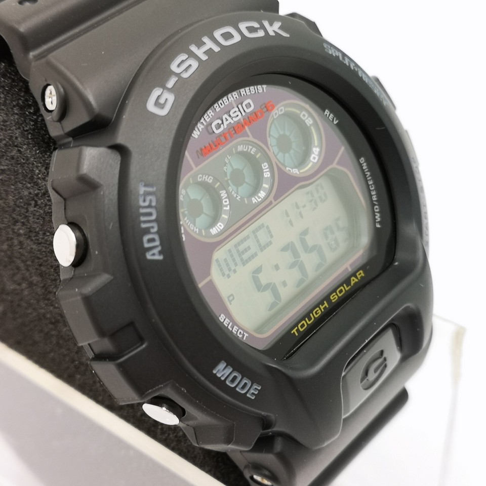 CASIO G-SHOCK GW-6900-1JF Black Tough Solar Atomic Radio Men's Watch ...
