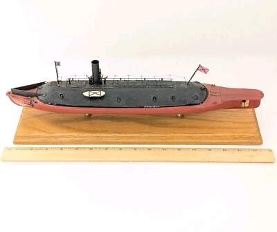 17.5” CSS Virginia Ironclad Model Ship Civil War Confederate States ...