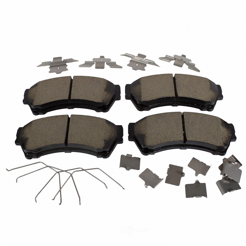 Disc Brake Pad Set-Pads - Standard Premium - Integrally Molded Organic ...