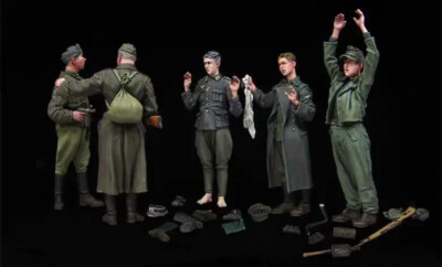 1/35 Scale Resin Figures Model Kit German Soldiers Members Unpainted ...